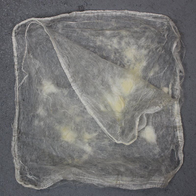Seiden Hankies zum Filzen